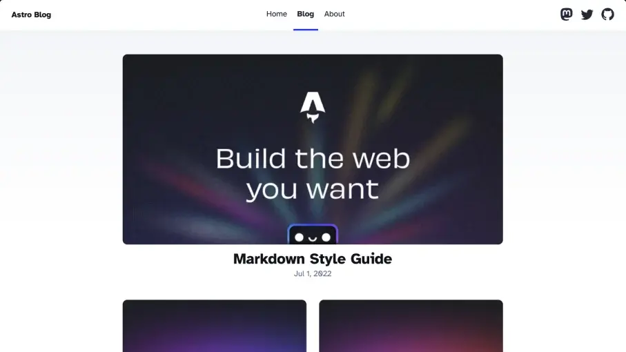 Getting Started | astro.new